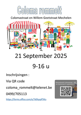 Rommelmarkten.be - Coloma rommelt te MECHELEN
